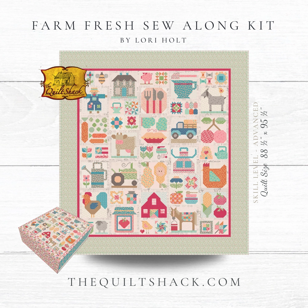 Farmer's Daughter Farm Fresh Sew Along Quilt Kit 88½" x 95½" KT-17162 ...